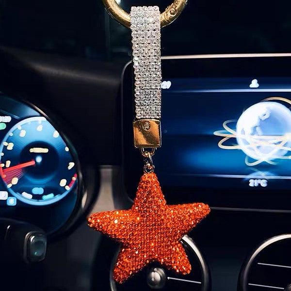 Bling Star Car Keychain Pendant - Universal fitting – Carsoda