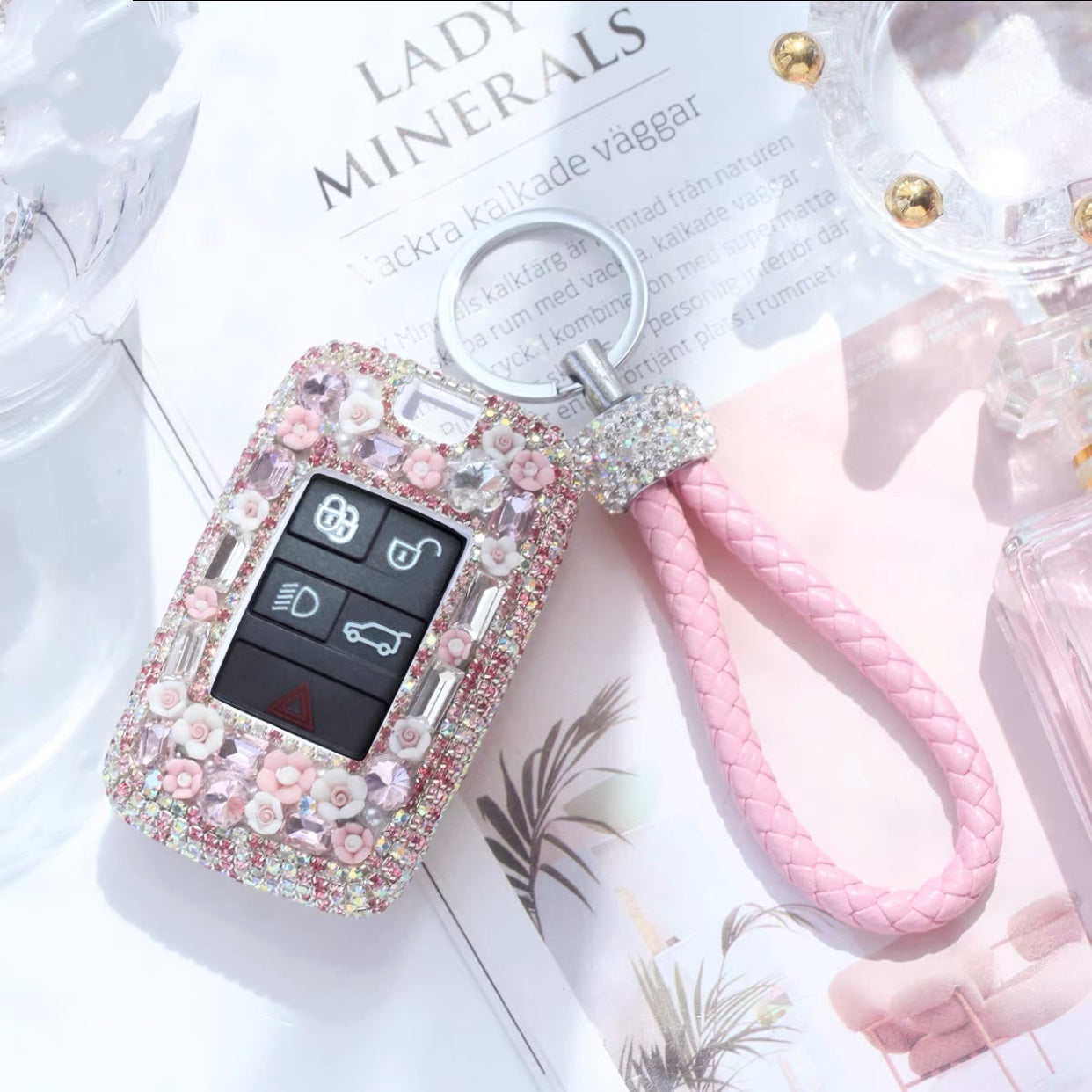 Bling Range Rover Evoque Land Rover Jaguar XF Discovery Crystal Car Ke