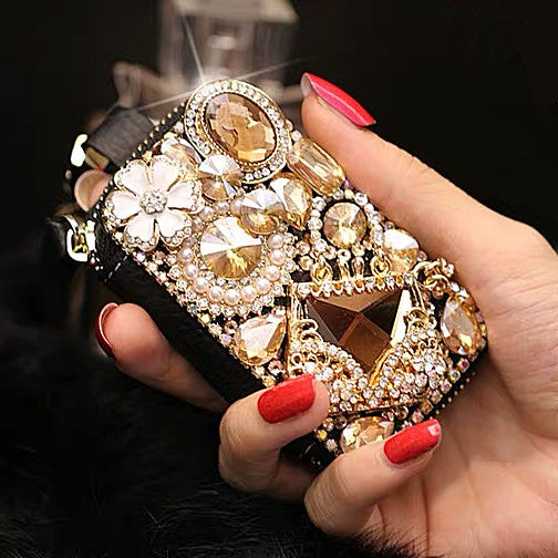 Universal Bling Car Key Holder Case with Rhinestones