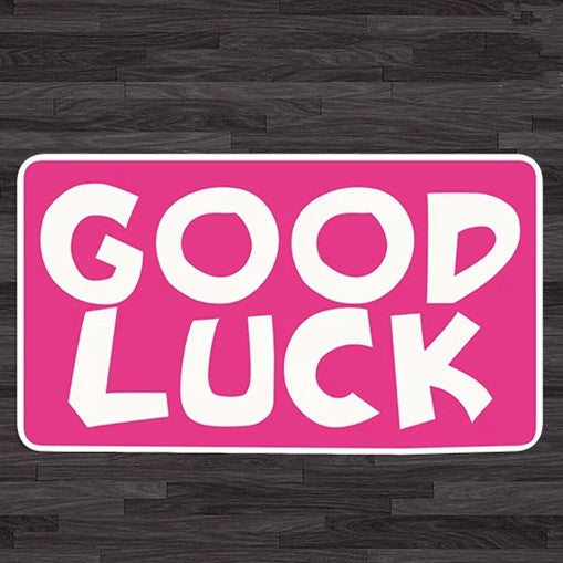 Good Luck Decal Mini Sticker