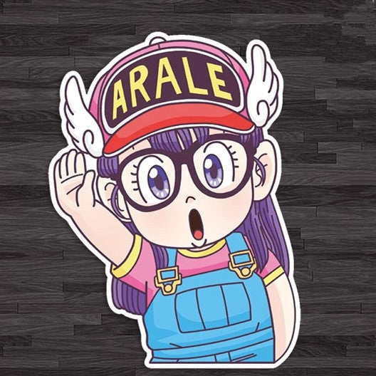 Arale Norimaki Decal Mini Sticker – Carsoda