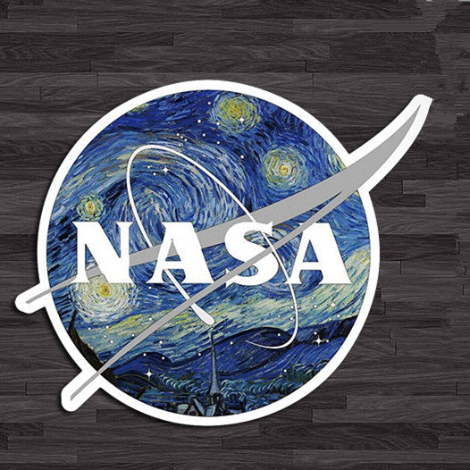 Fun Car Decal Planet Earth NASA Mini Sticker