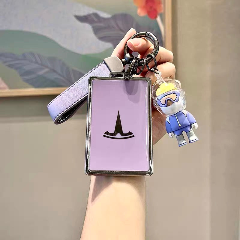 Cute Tesla Model S/X/3/Y Car Key Card Holder Cover