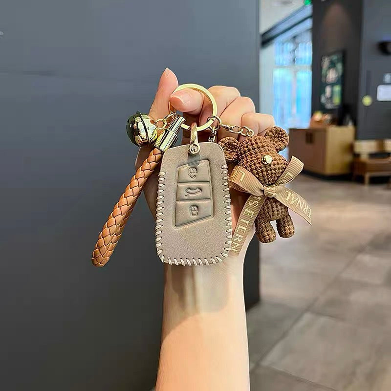 VW volkswagen Cute Key Fob Cover Case Protector - Camel, Gray