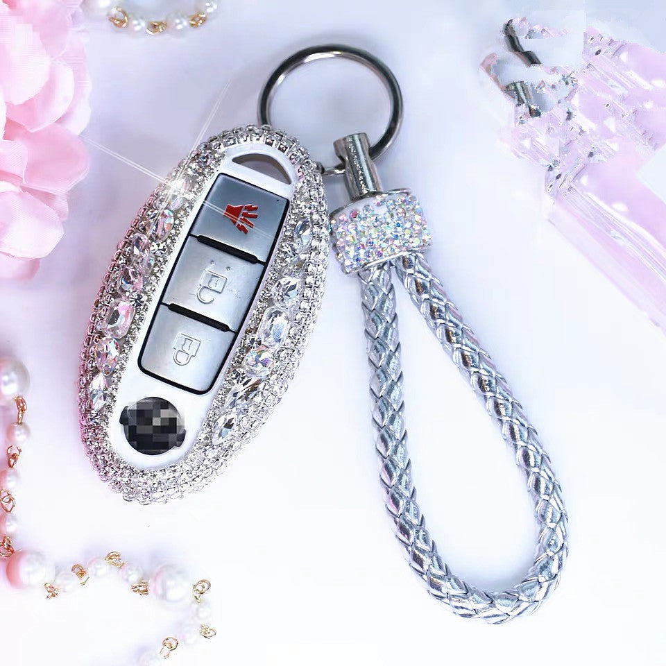 Silver Bling Infiniti/Nissan Three/Four/Five keys Car Key Holder with ...