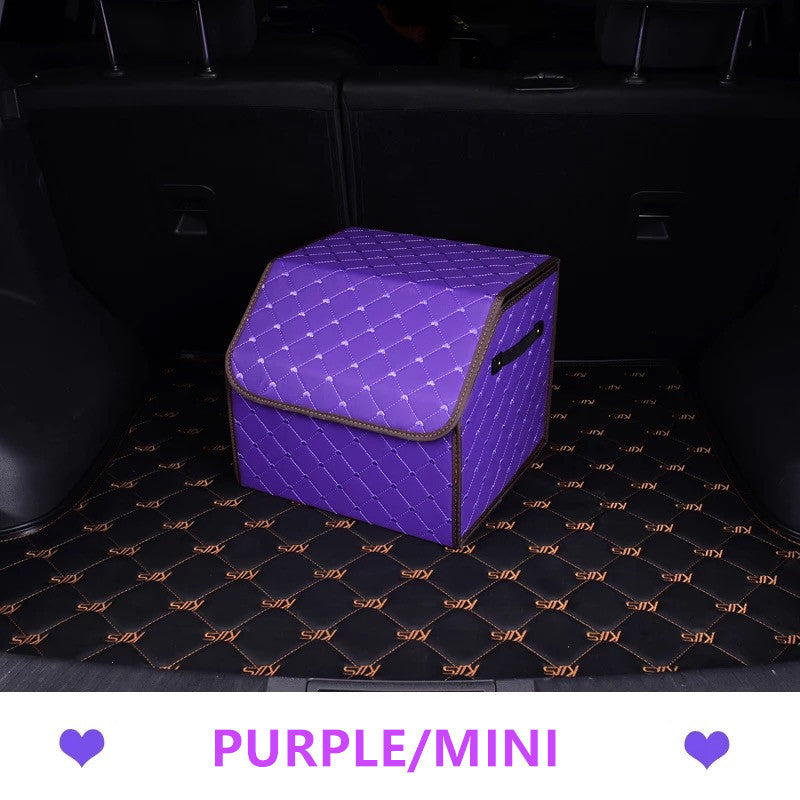 Girly Car Trunk Organizer - Purple – Carsoda
