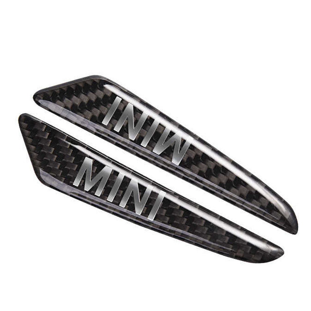 Mini Cooper Carbon Fiber Door Protection Stickers