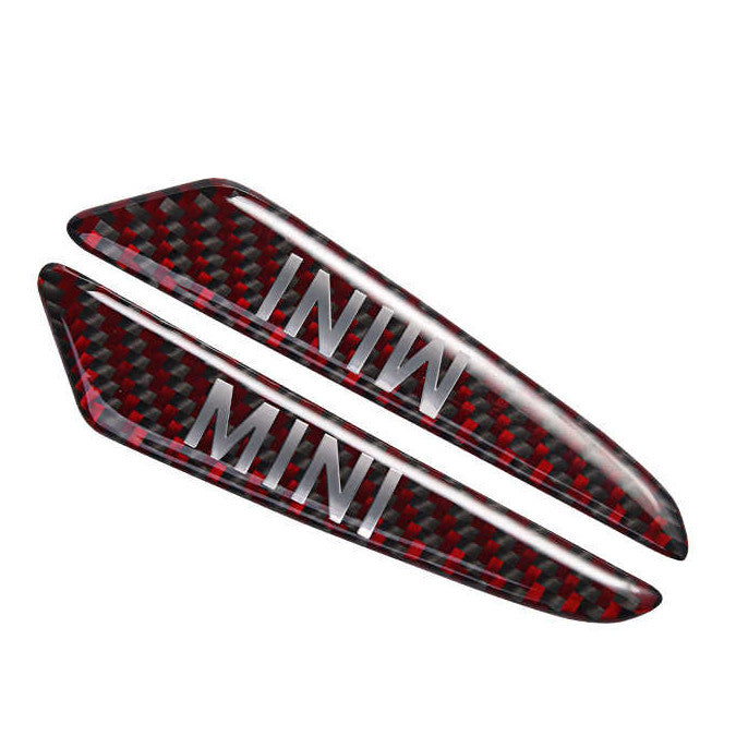 Mini Cooper Carbon Fiber Door Protection Stickers