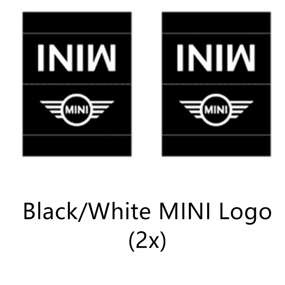 Washing Care Label Hangtag Sticker decal for Mini Cooper -Jack Union C