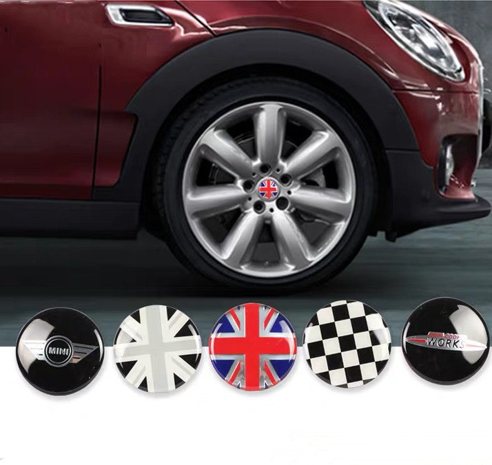 MINI Cooper Countryman Wheel Center Hubs Caps Emblem Overlay r50 r52 r ...