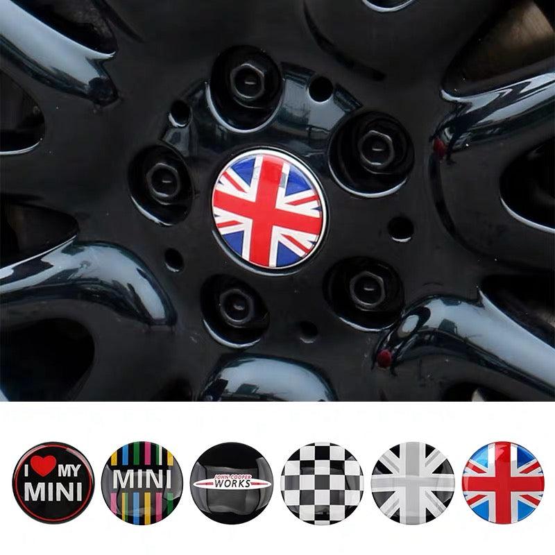 MINI Cooper Countryman Wheel Center Hubs Caps Emblem Overlay r50 r52 r ...