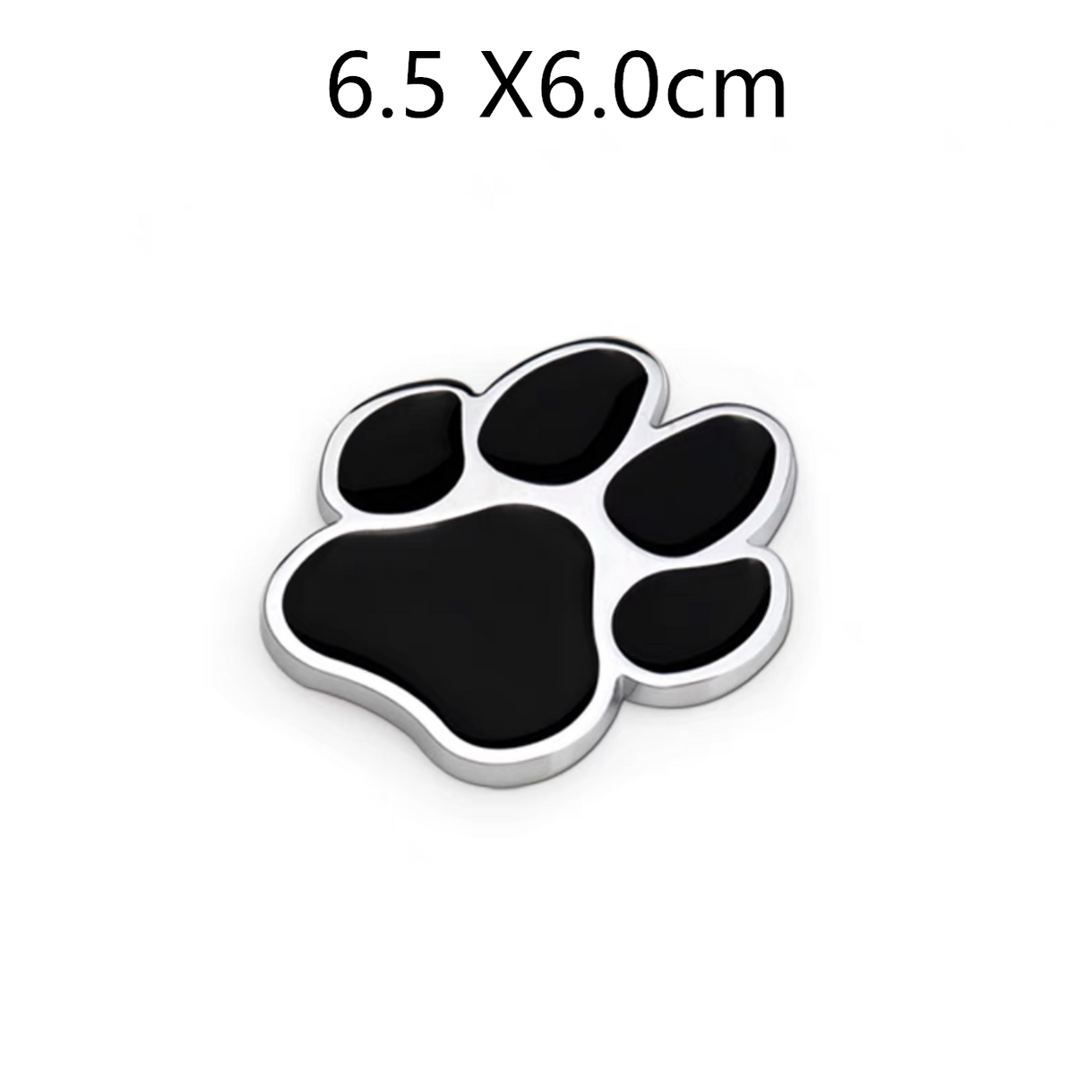 3D Chrome Metal Cat Paw Dog Paw Bear Paw Car Decal Bumper Sticker – Carsoda