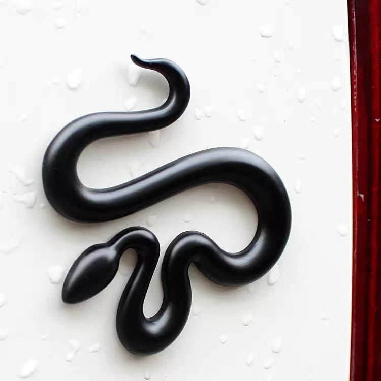 3D Chrome Metal Snake Car Decal Bumper Sticker – Carsoda