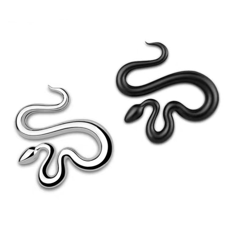 3D Chrome Metal Snake Car Decal Bumper Sticker – Carsoda