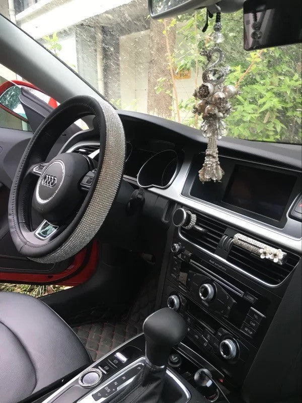 Bedazzled Steering Wheel Cover with Rhinestones