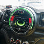Mini Cooper Dashboard Monitor Screen 3D Decal - Jack Union, Rainbow, R