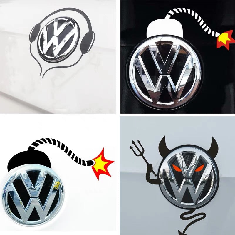 Personalized Sticker Decal For VW Beetles Devil/Earphone/Bomb – Carsoda