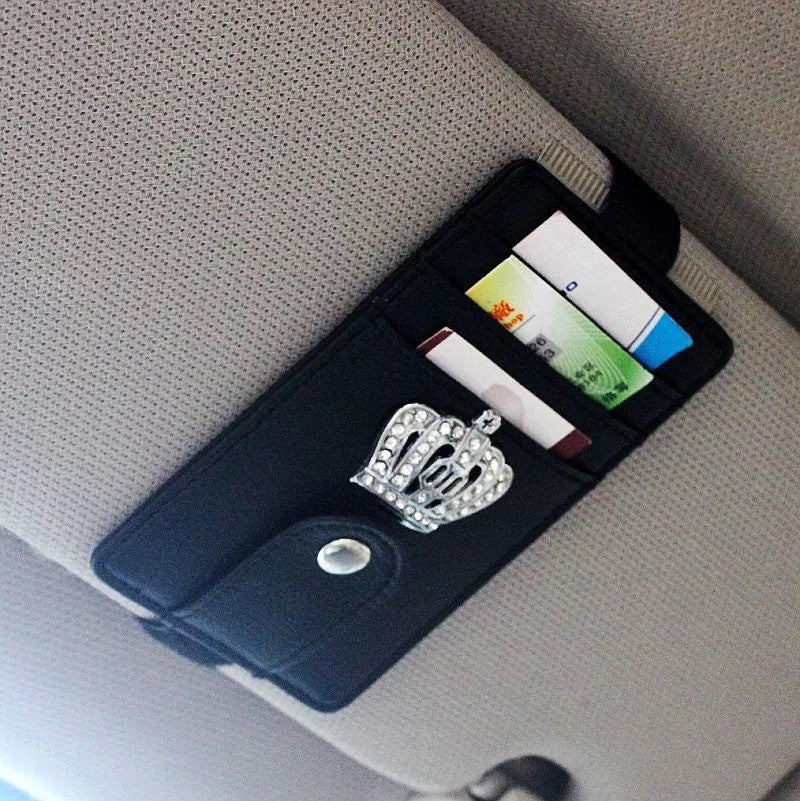 Bling Crown Car Accessories Set