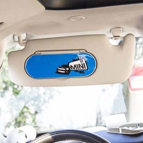 MINI Cooper Mirror Sun Visor 3D PU sticker