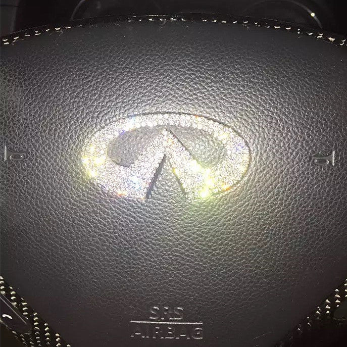 Infiniti Bling Steering Wheel Emblem Decal