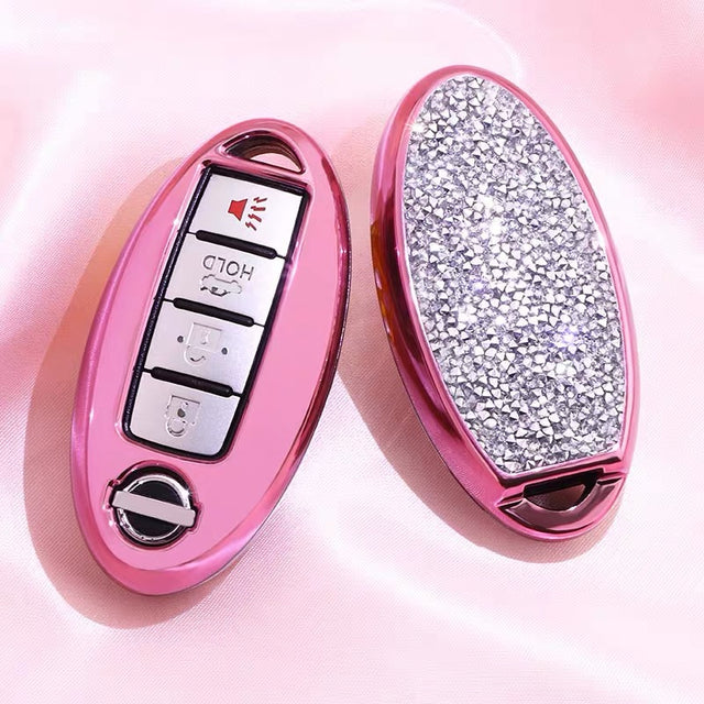 Bedazzled Glittering Infiniti/Nissan Key FOB Holder