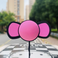 Big Red or Pink Bow Car Antenna Topper Decoration - For Mini Cooper Sm