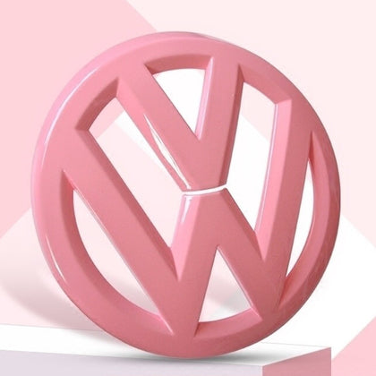 Pink VW Volkswagen Front Grille or Rear Trunk Emblem