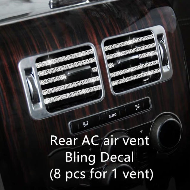 Range Rover Bling 3d Rhinestones Interior Acessories Decoration Decal