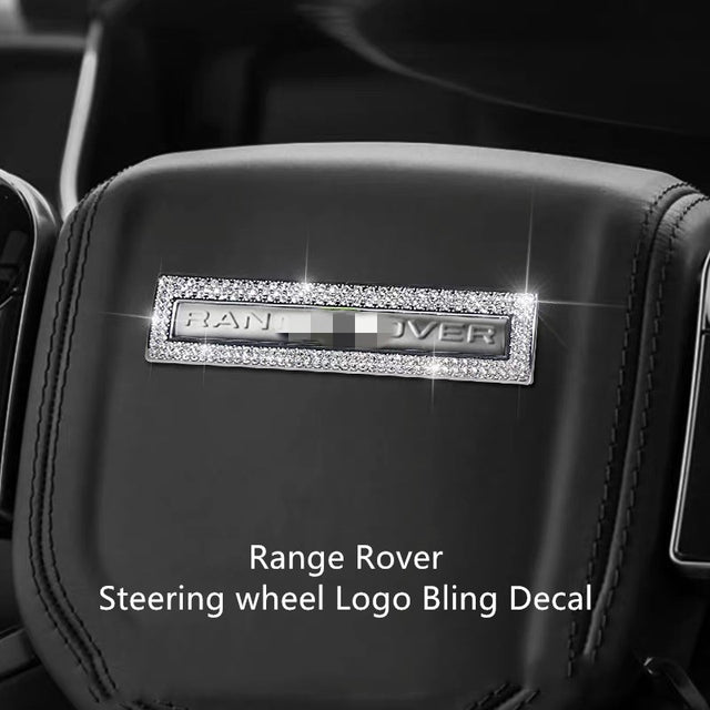 Range Rover Bling 3d Rhinestones Interior Acessories Decoration Decal
