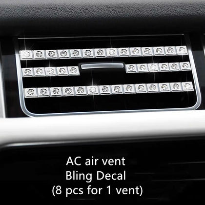 Range Rover Bling 3d Rhinestones Interior Acessories Decoration Decal