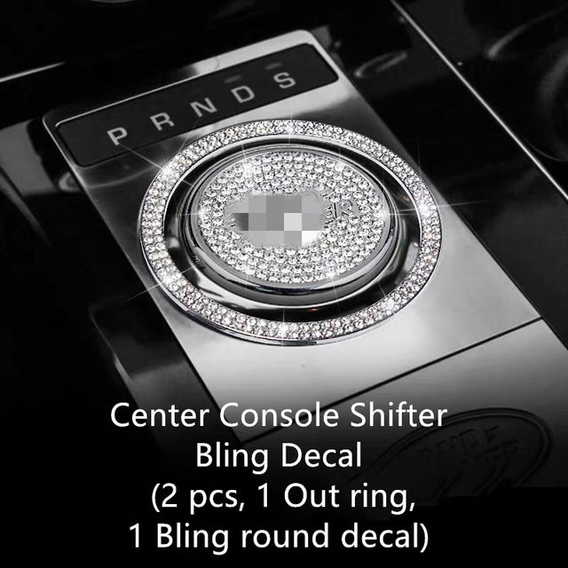 Range Rover Bling 3d Rhinestones Interior Acessories Decoration Decal