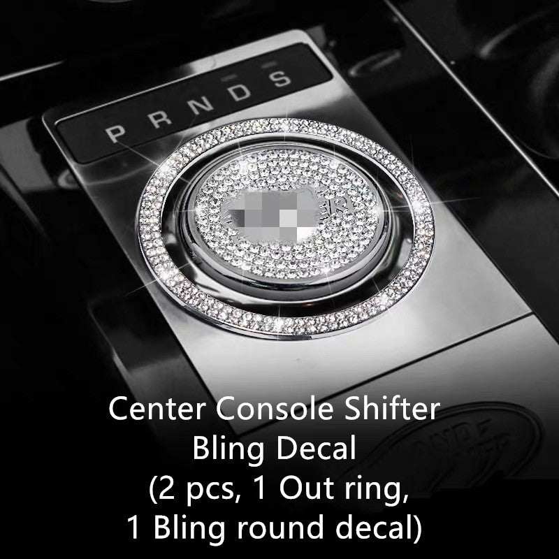 Range Rover Bling 3d Rhinestones Interior Acessories Decoration Decal