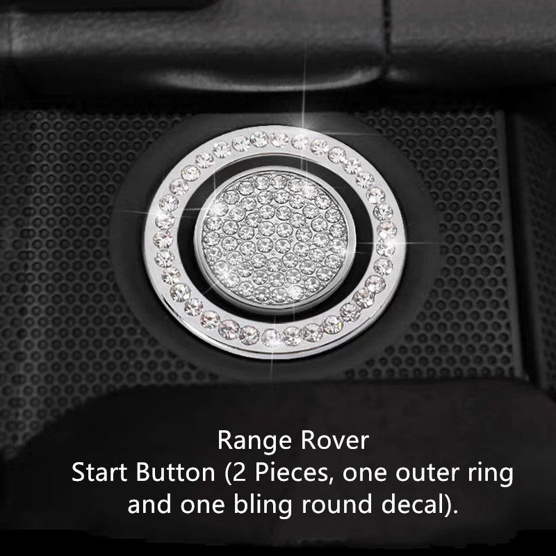 Range Rover Bling 3d Rhinestones Interior Acessories Decoration Decal