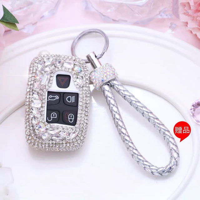 Silver Bling Range Rover Land Rover Jaguar XF Discovery Crystal Car Ke