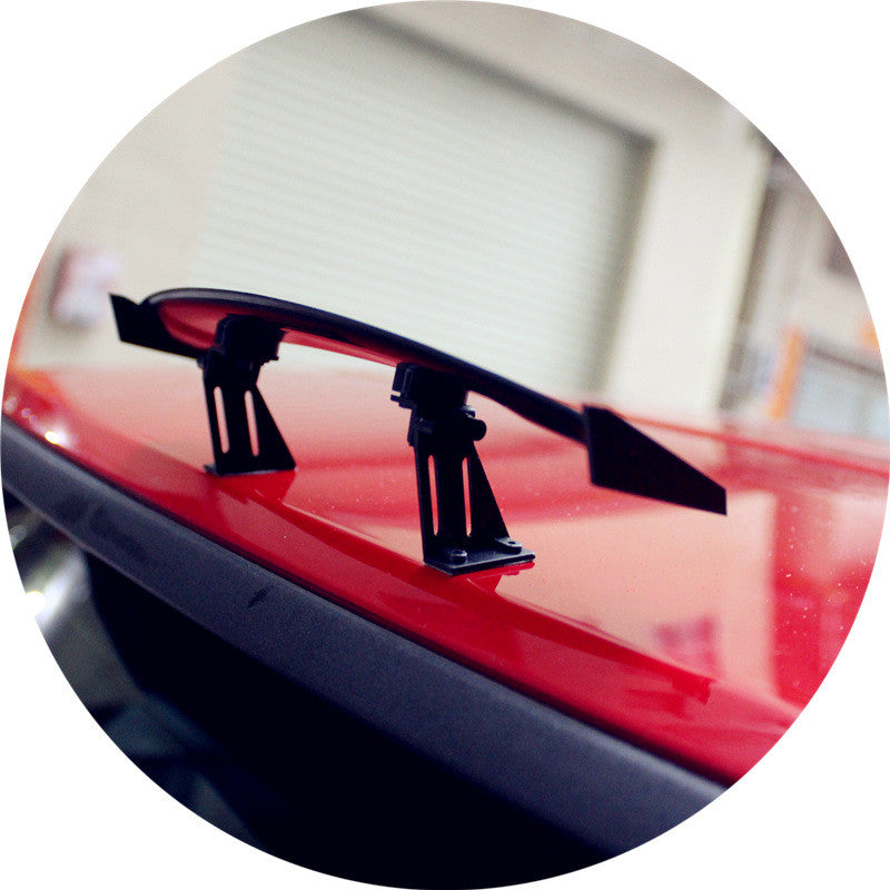Universal Mini Wing ABS JDM Black Trunk Spoiler Styling Wing-Black